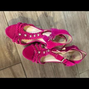 JustFab Shoes | Wedge Sandals | Poshmark